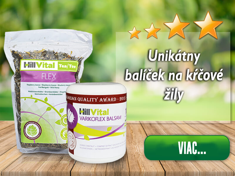 Čaj Flex - Čaj na kŕčové žily z 5 byliniek - 150g | HillVital